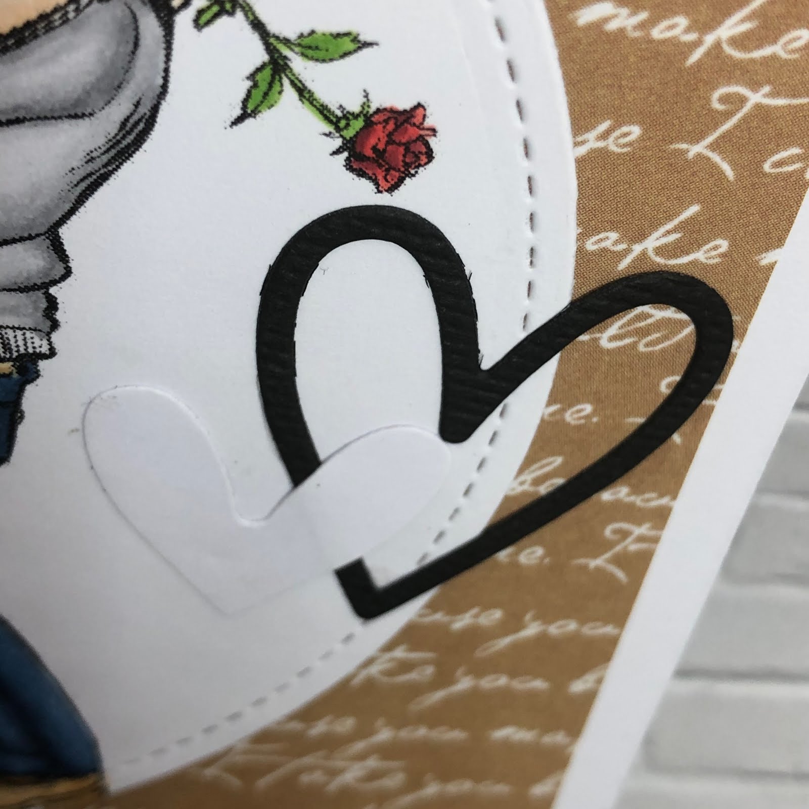 Angel Handmade Papercraft: Mo Manning - A Rose For Our Anniversary