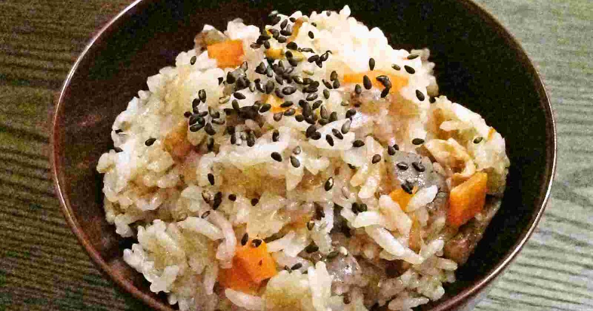 Recipes for Tom: Kayaku gohan / steamed rice with assorted ingredients
