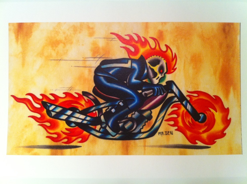 The Blot Says...: Ghost Rider Print by Mr. Den