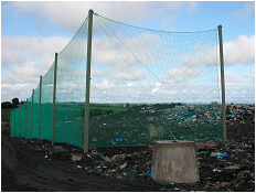Landfill Litter: Litter Catch Fences
