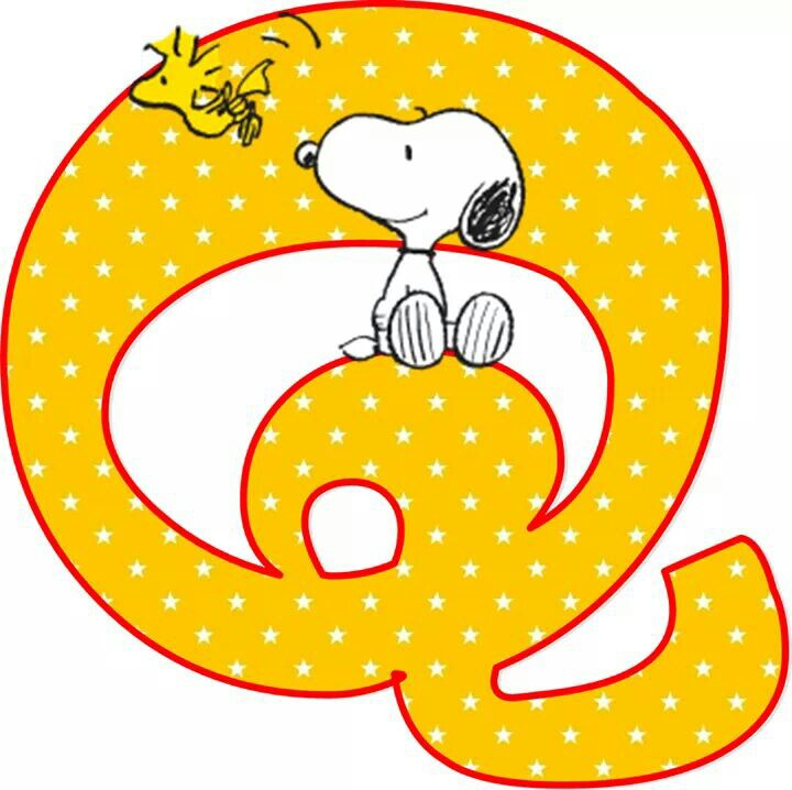 Divertido Abecedario de Snoopy y los Peanuts. - Oh my Alfabetos!