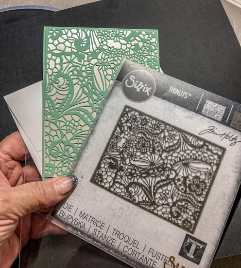 Priss' Pixels & Paper Projects: Tim Holtz Intricate Lace Die