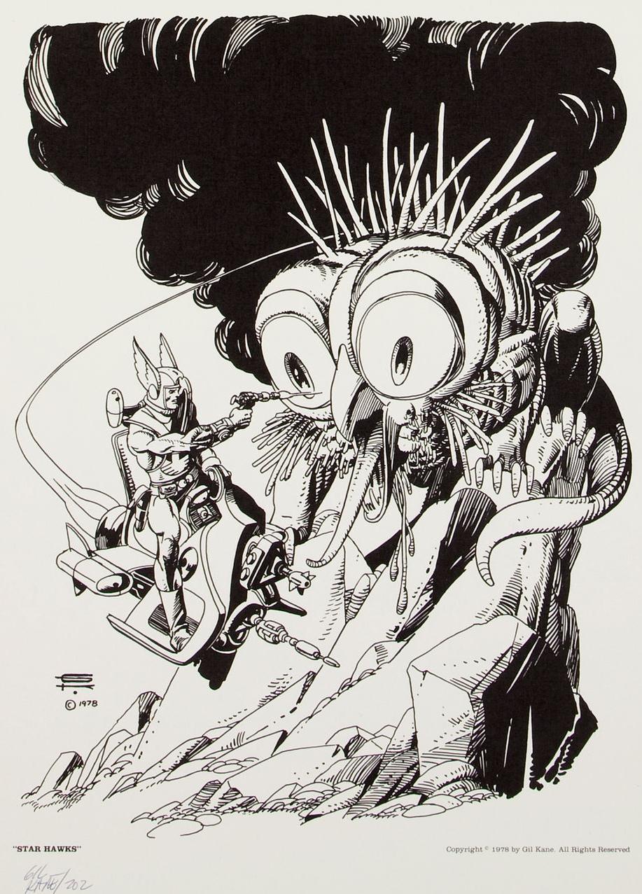 Cap'n's Comics: A Dozen Star Hawks (Starhawks?) by Gil Kane