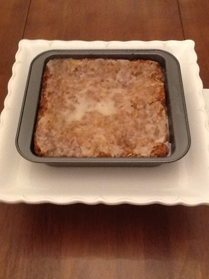 A Semi-Vegetarian's Love of Food: Iced Apple Cake Squares