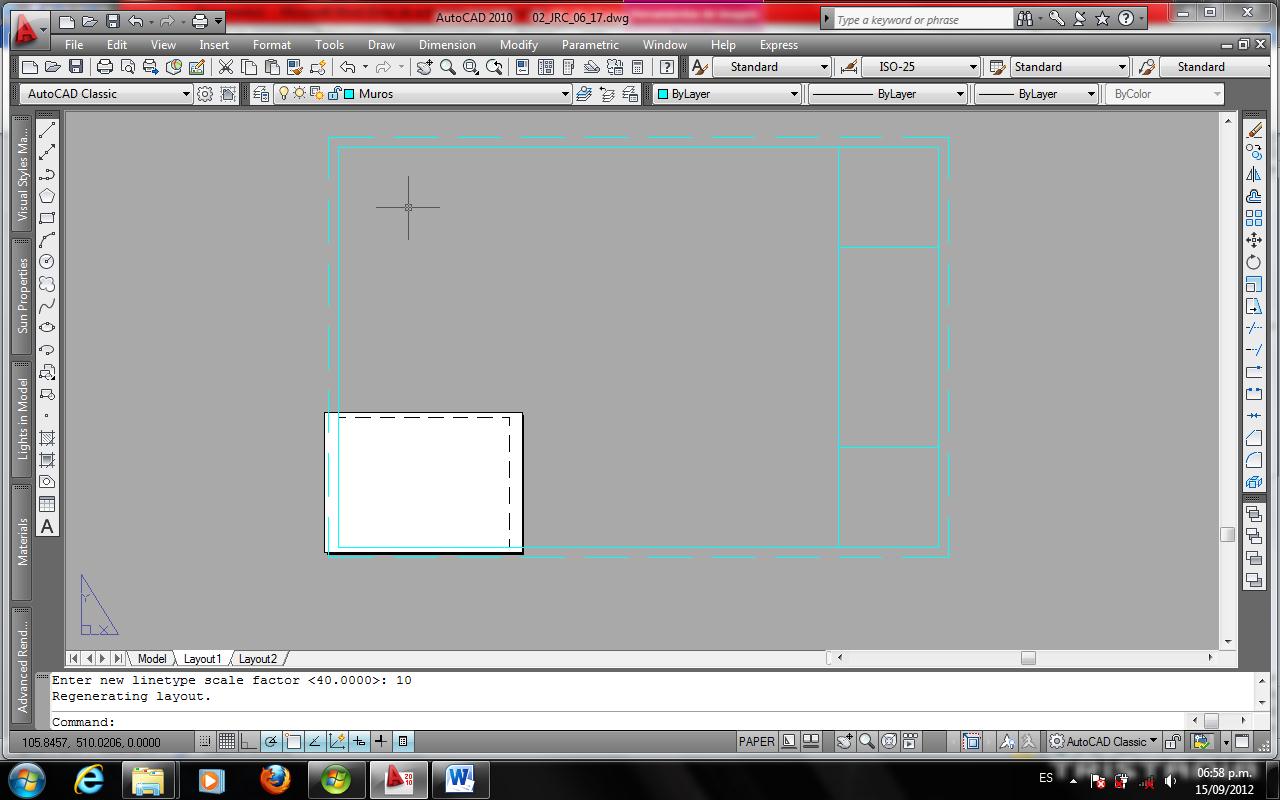 Dibujo de Proyectos Ejecutivos en la Industria de la Construccion: Lay out