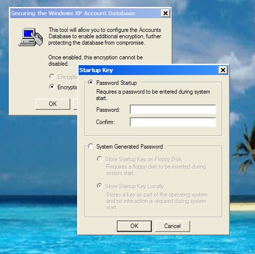 Windows ကို Password ႏွစ္ထပ္ေပးရေအာင္(syskey) ~ natthar