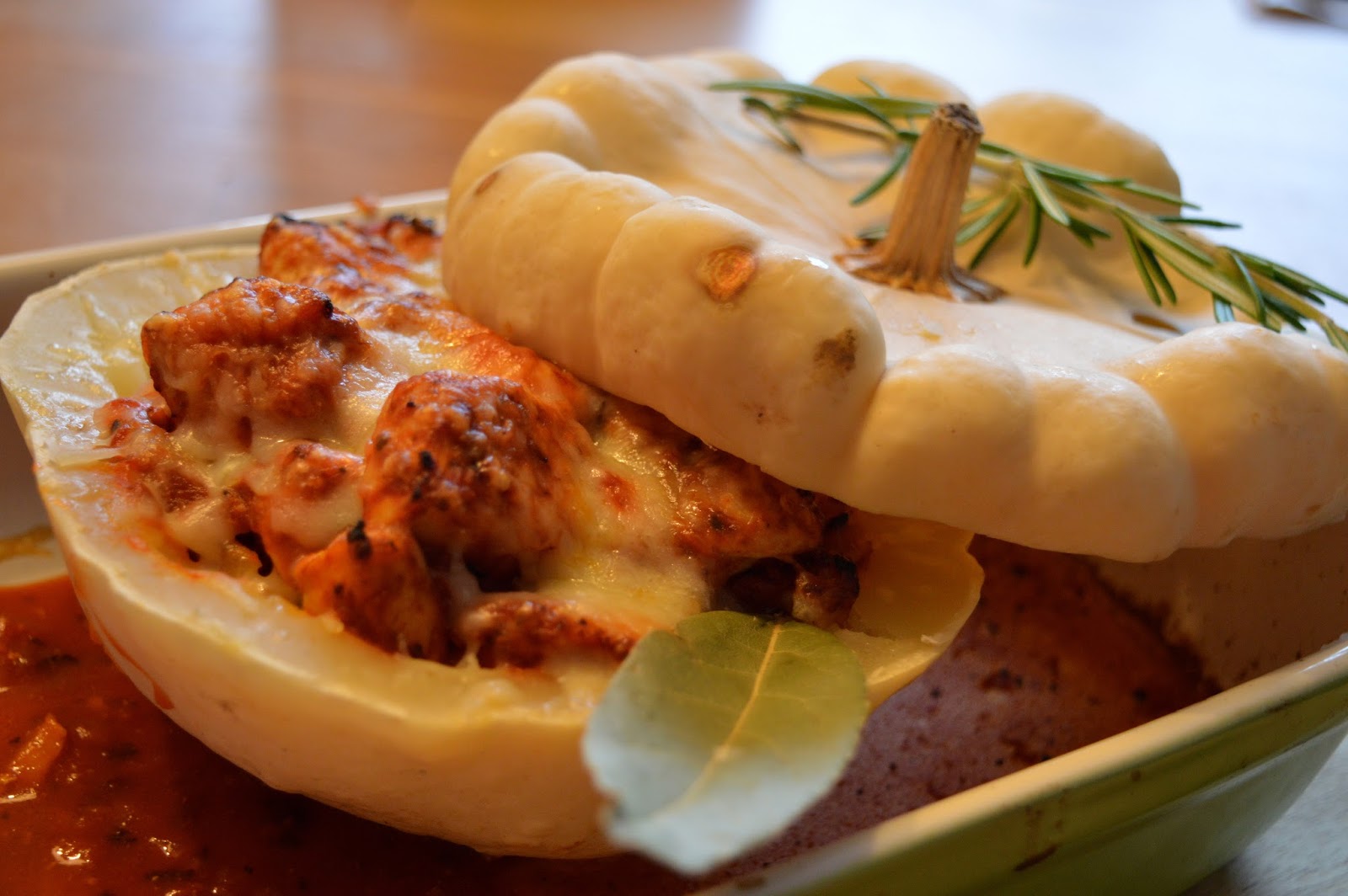 Buffet met Monique: Patisson gevuld met kip