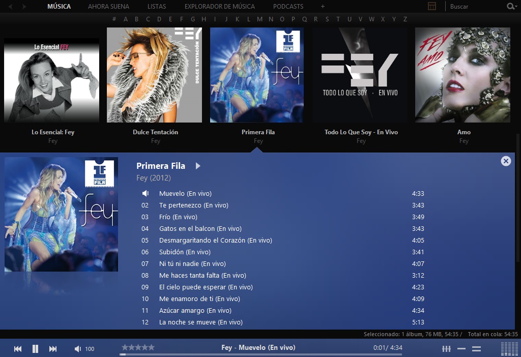 DISCOGRAFIA FEY