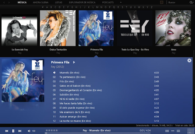 DISCOGRAFIA FEY