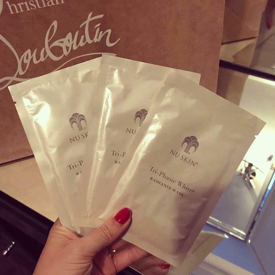 NU Skin - Radiance Sheet Mask: Review & Demo | Beauty with Em