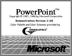 LAS UTILIDADES DE "POWER POINT": LOGOTIPO VERSIONES 1.0-1.4 POWERPOINT