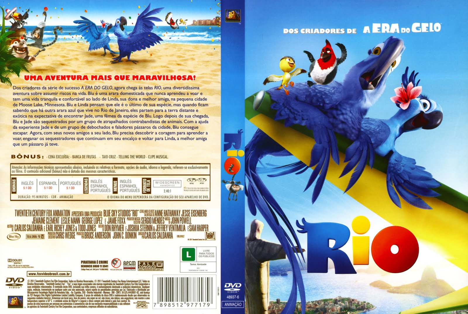 Rio (Capa e Label Original) | Capas De Filmes Grátis
