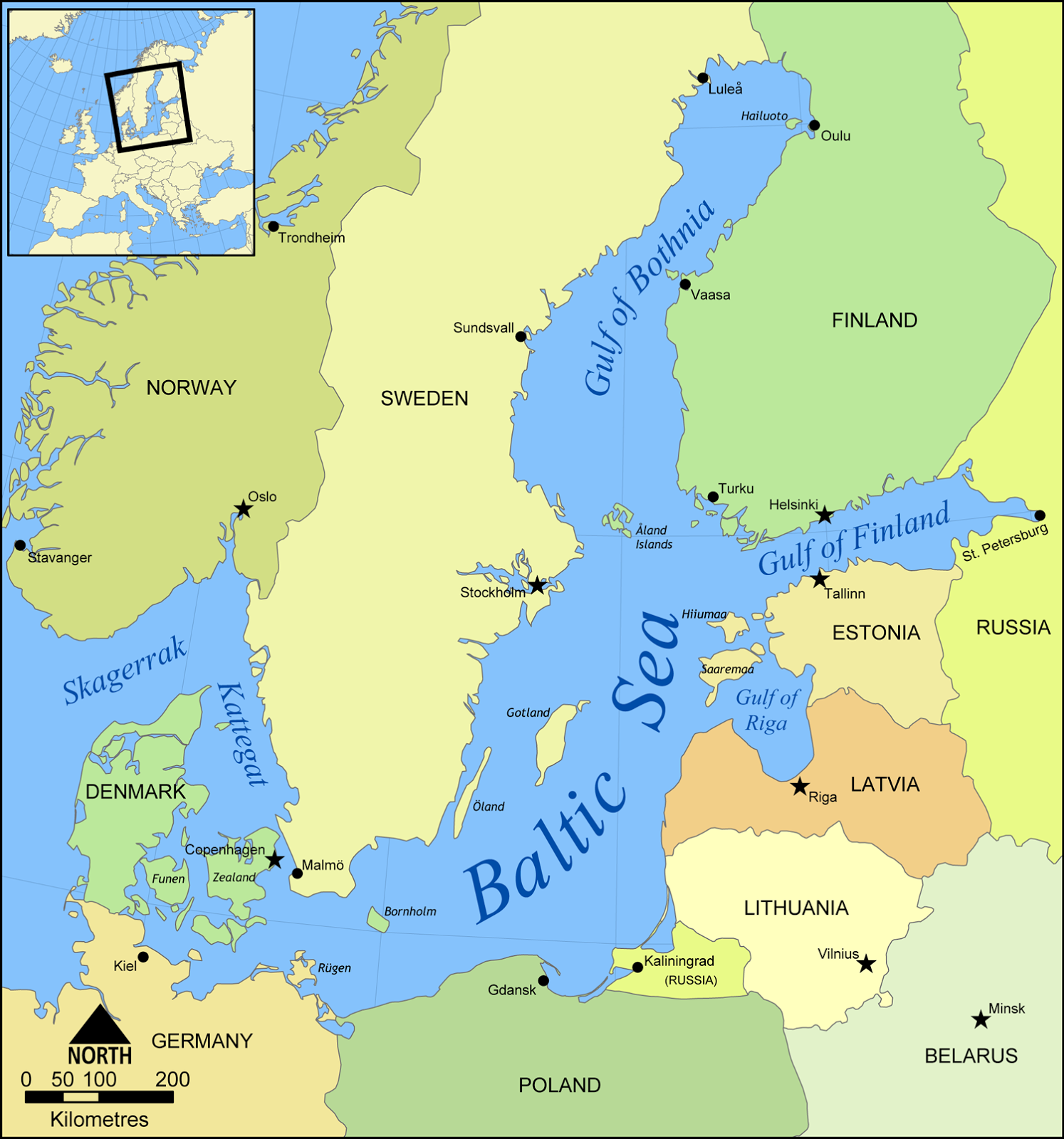 Panorama of the World: Human figure of the Baltic Sea