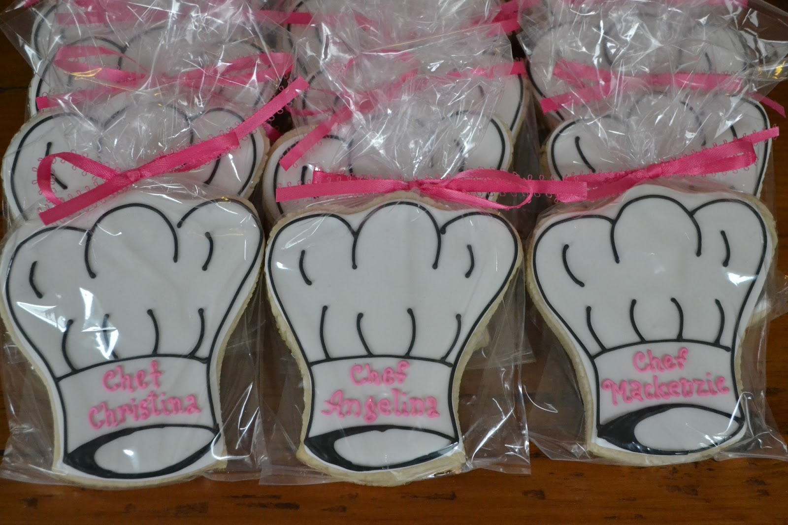 jackandy cookies: Chef Hat Cookie Favors