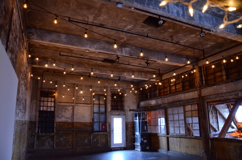 Universal Light and Sound: The Greenpoint Loft - String Lights w/ Chandelier & Up-Lighting ...