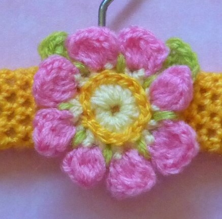 Yellow, Pink and Sparkly: Floral Embellishment Pattern