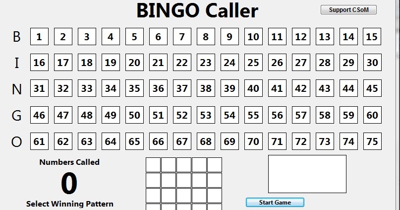 UCT Bingo Caller Portable