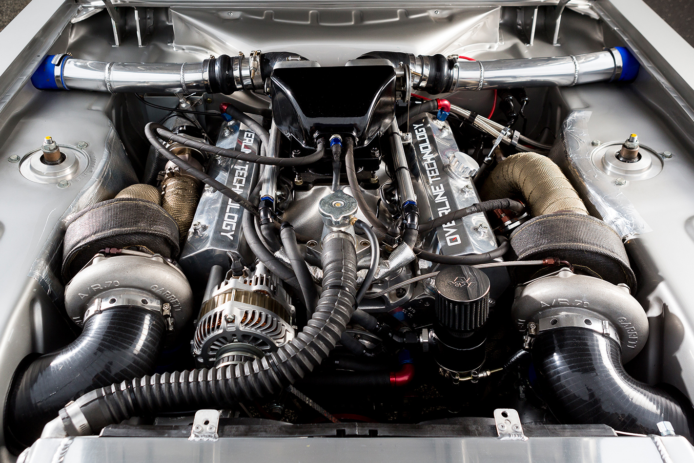 71 Ford Capri Twin Turbos | Gaskustoms