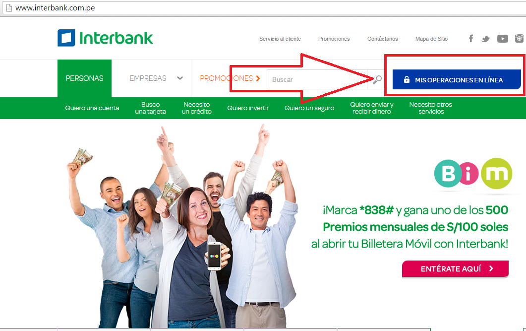 PC y MOVIL: Como ingresar a mi banca por Internet de Interbak