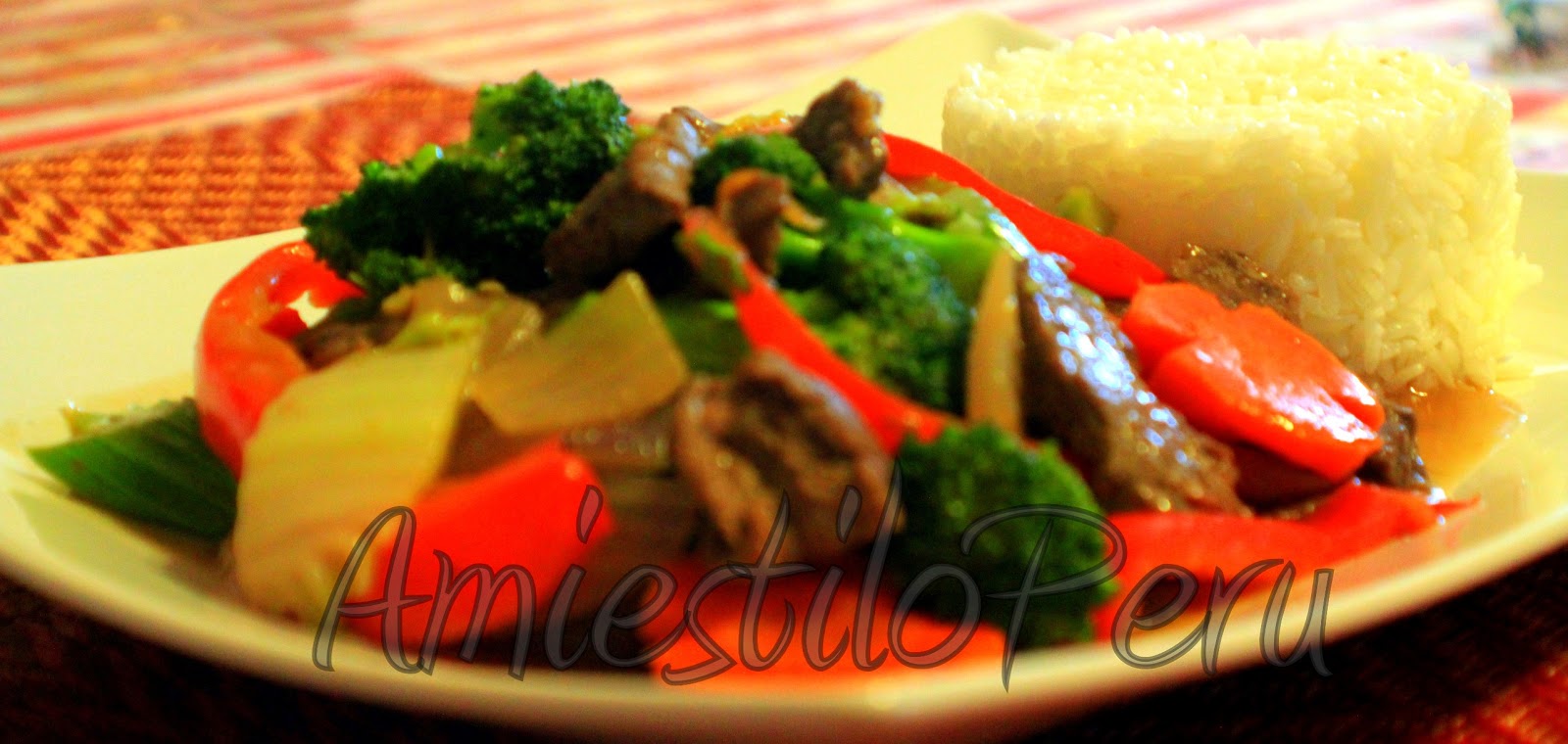 AmiestiloPeru: CARNE CON VERDURAS estilo Cantones