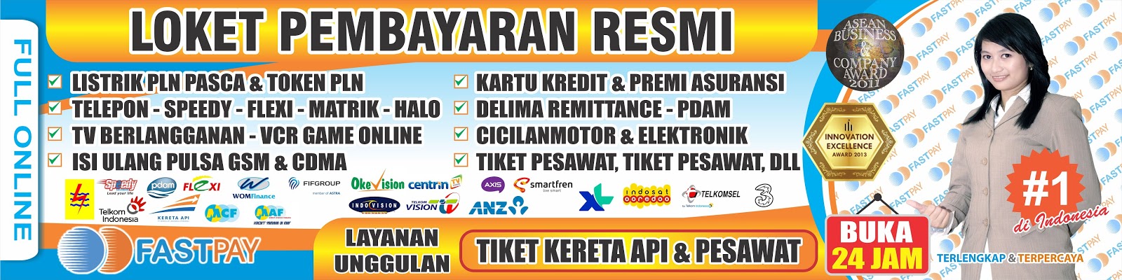 DESAIN SPANDUK FASTPAY ~ GOLDEN