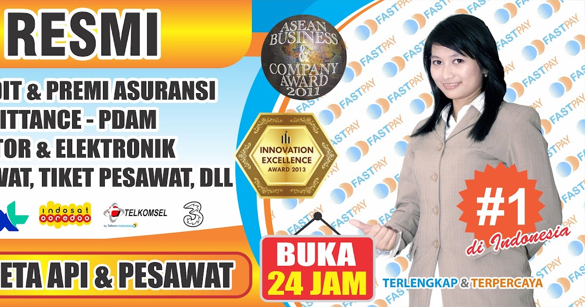 DESAIN SPANDUK FASTPAY ~ GOLDEN