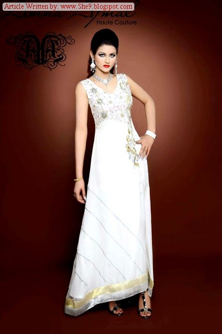 Amna Ajmal Bridal Formal Dress Collection 2014- Designer Haute Couture ...