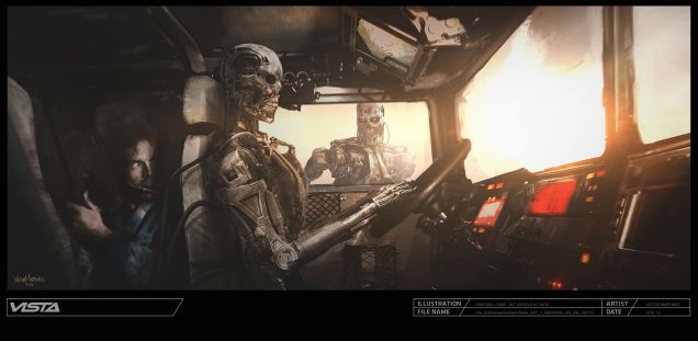 Check Out Killer TERMINATOR: GENISYS Concept Art by Victor Martinez ...