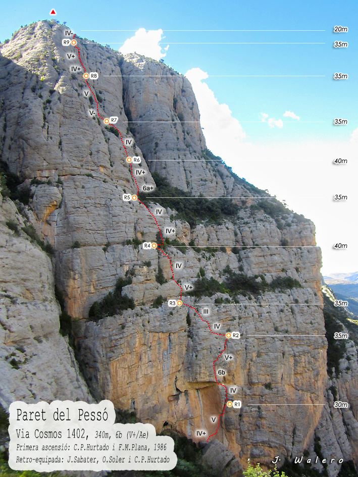 Cosmos 1402 a la Paret del Pessó