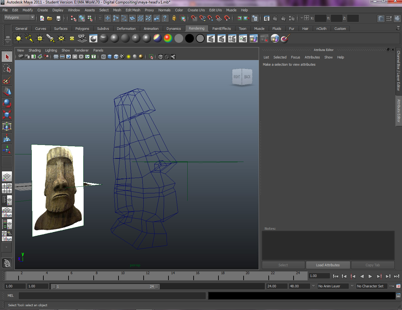 Howkins VFX: Project MAYA - Puppet Head