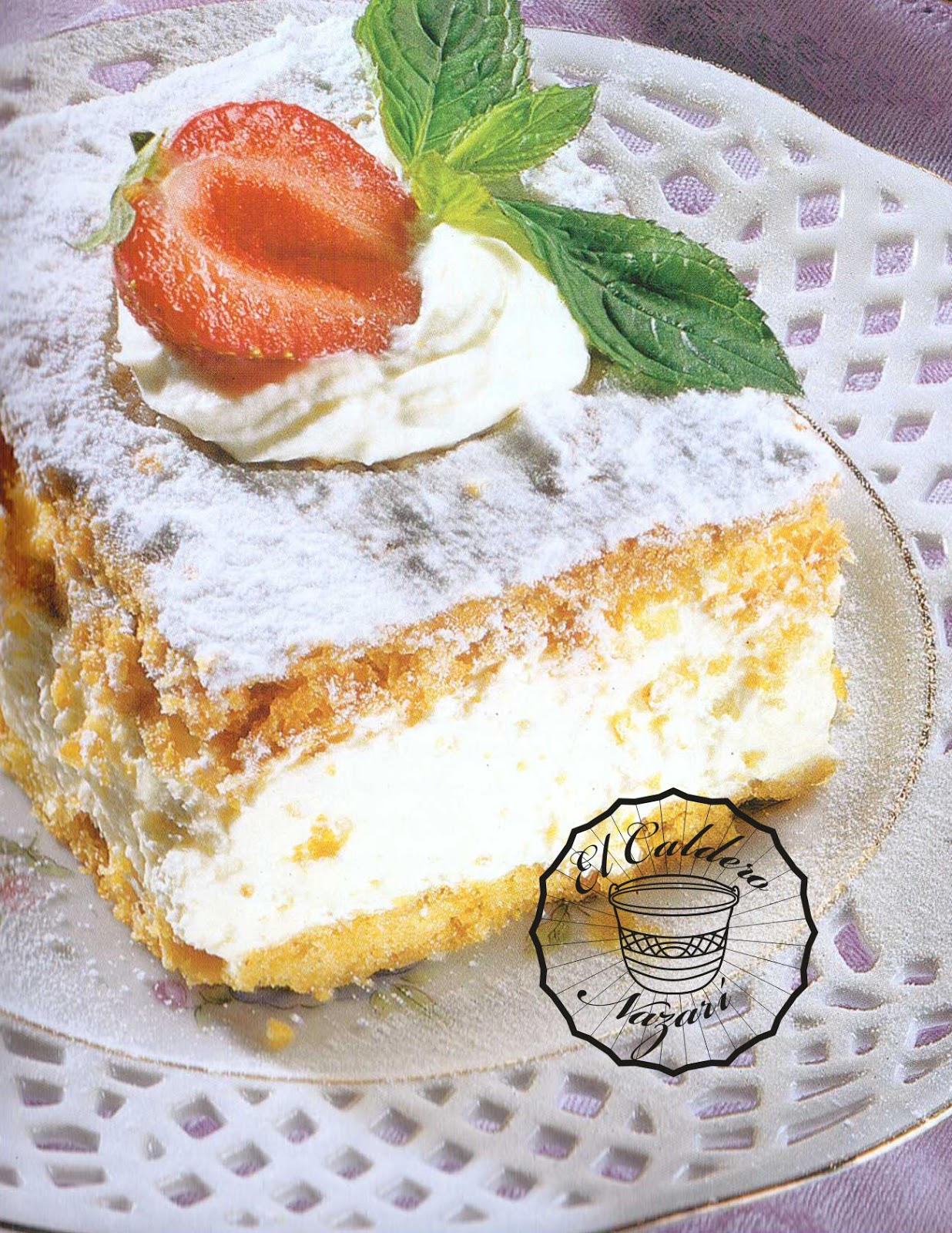 ElCaldero Nazari: Recetas. Pastel de crema