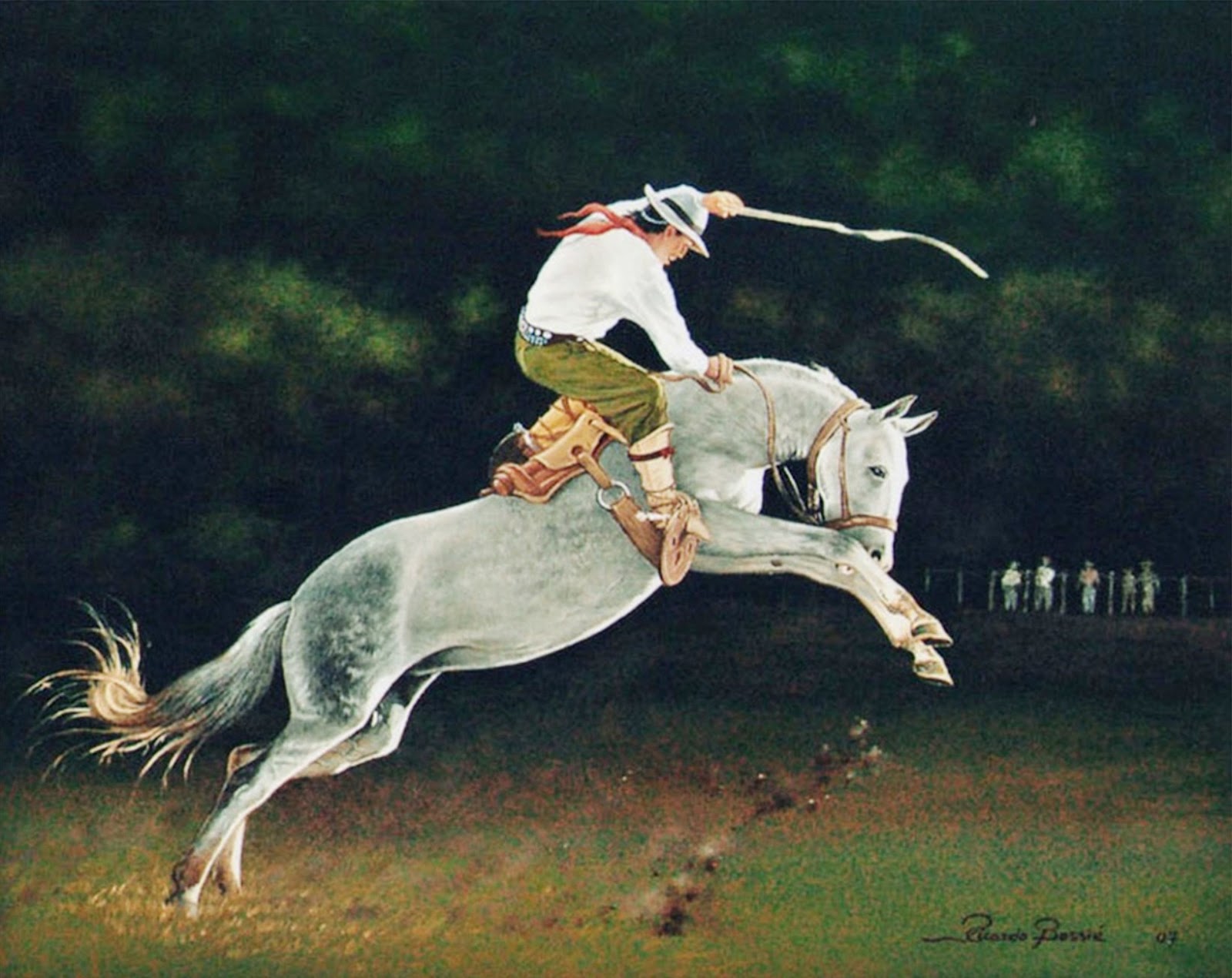 El arte es su máxima expresión : Caballos Criollos