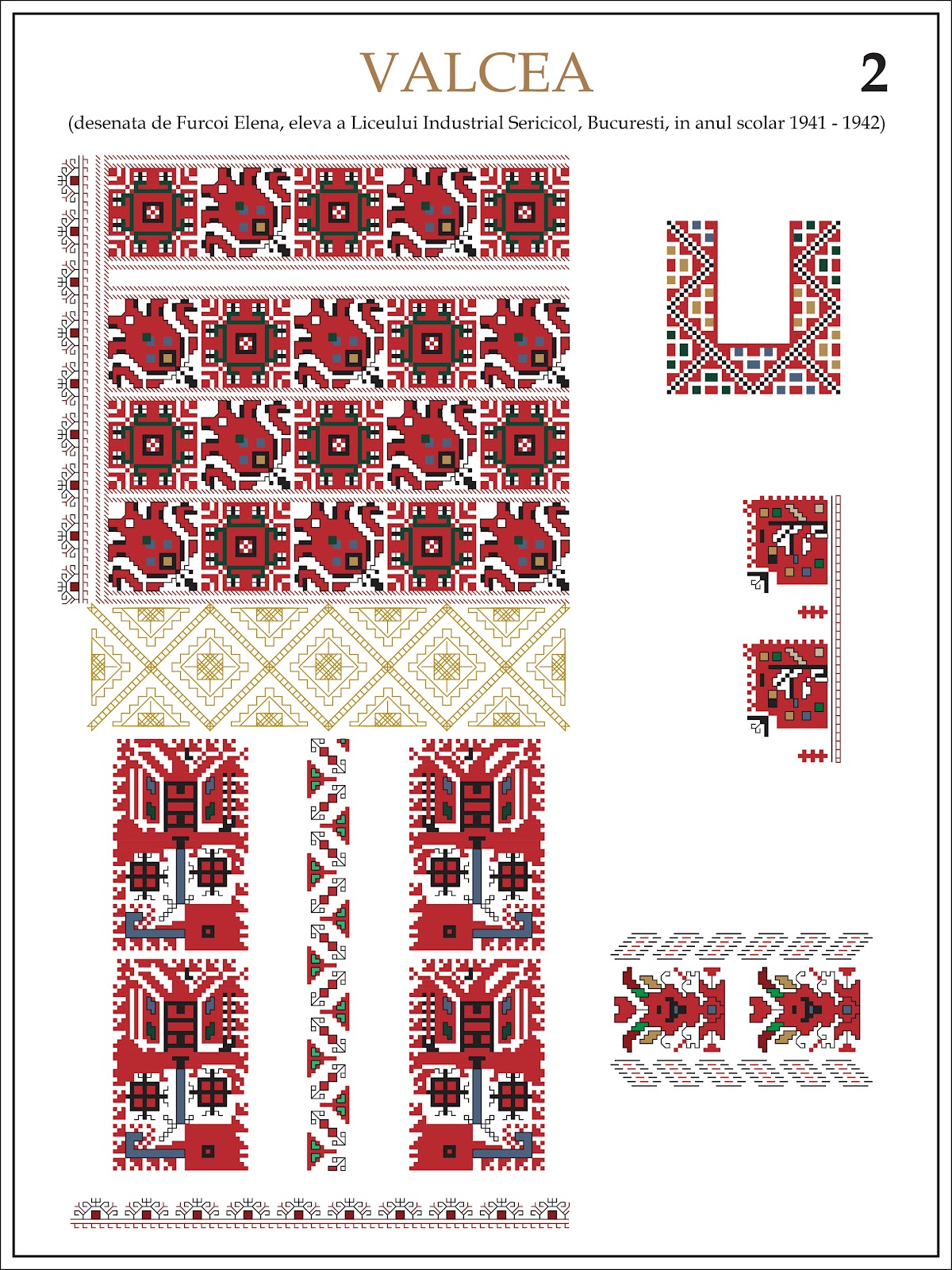 Semne Cusute: ie din VALCEA (2)