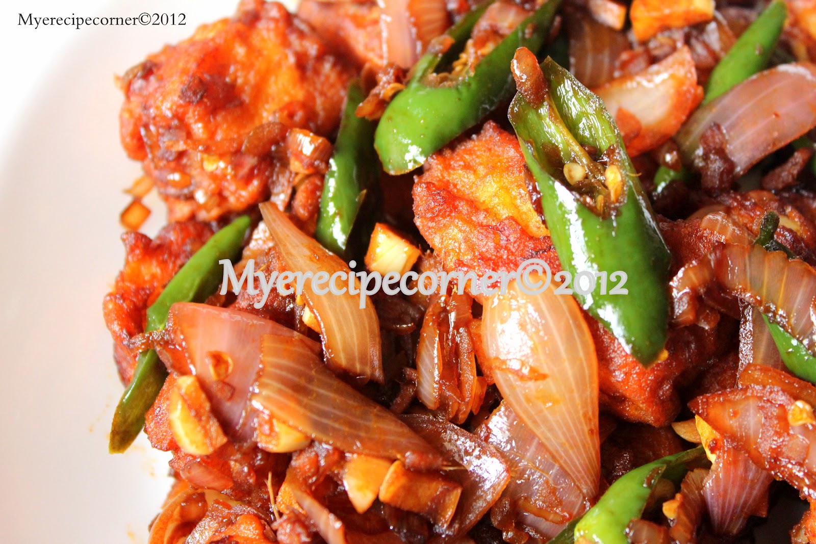 Mye's Kitchen: Fish Manchurian Dry Restaurant Style