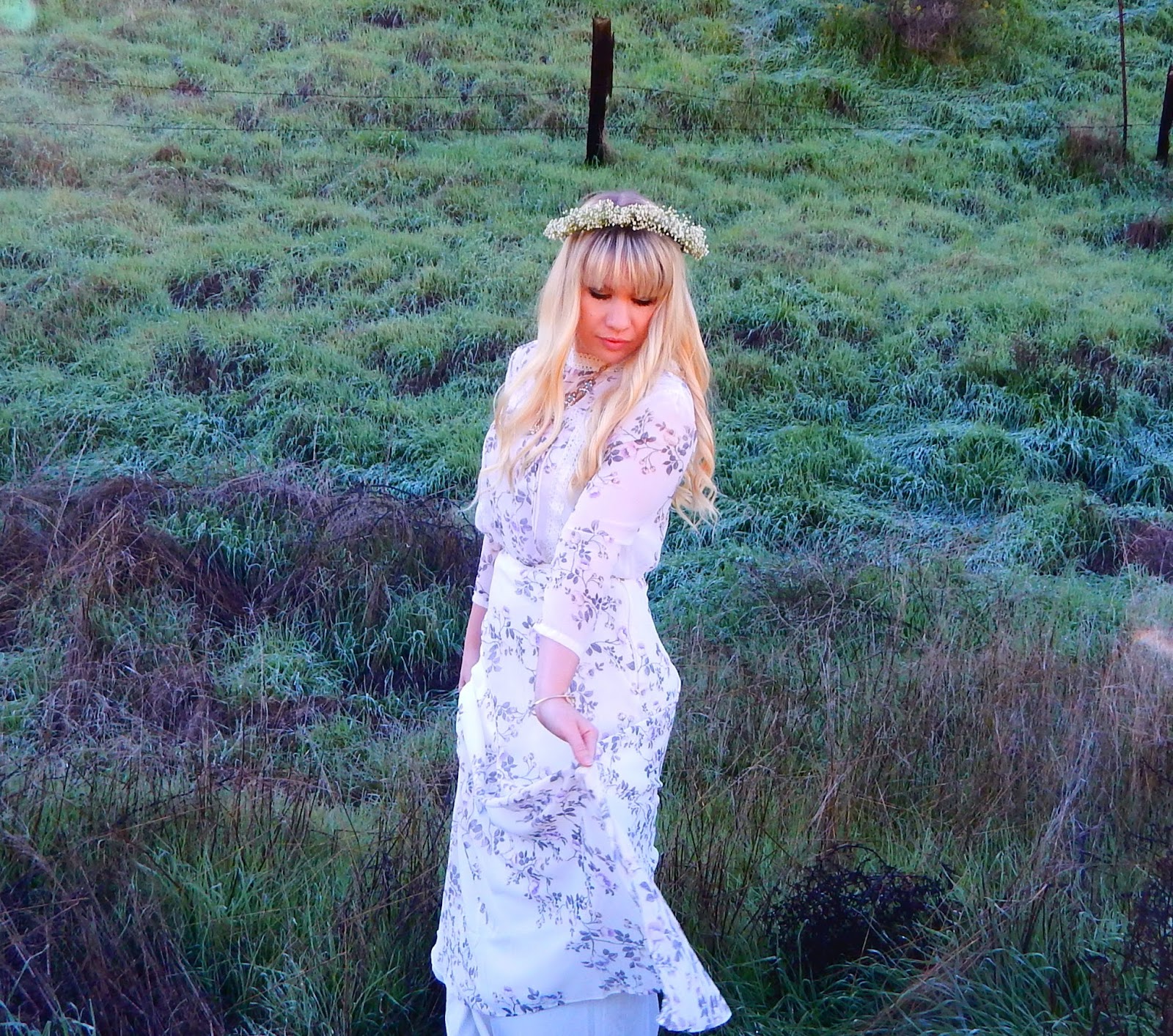 Ethereal Spring Floral Outfit Set - Lizzie in Lace