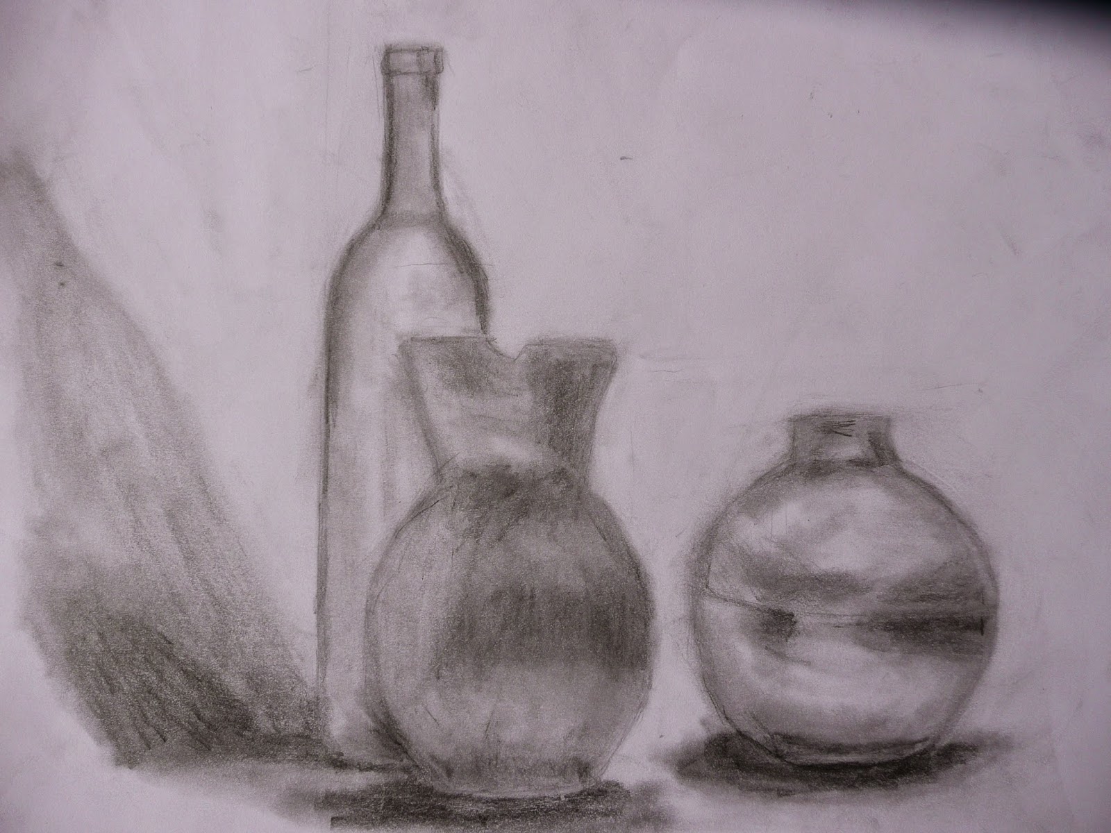 Bachillerato de arte de I.E.S. Ramón Carande: Bodegones a grafito