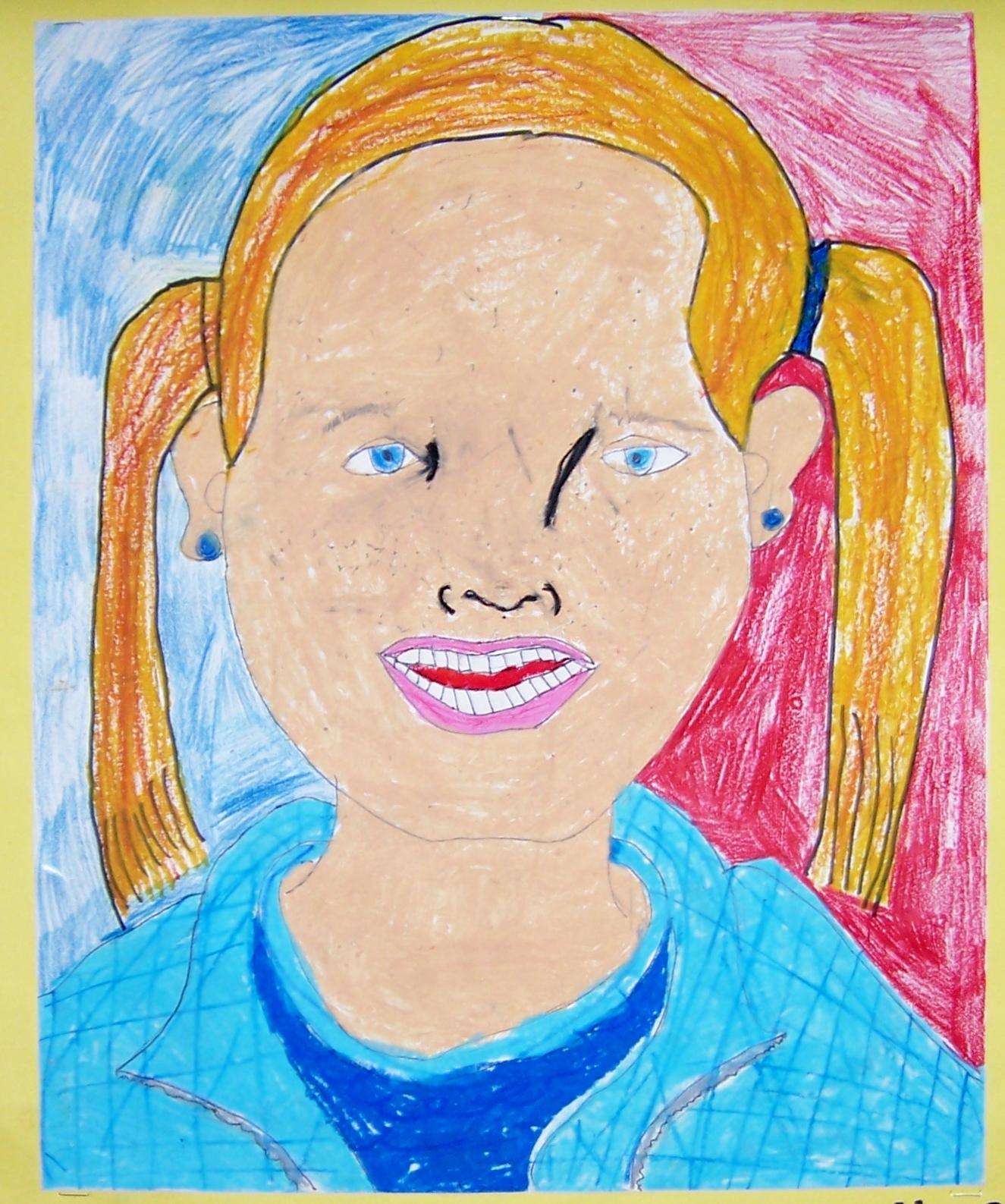 art & ideas that grow: Self Portraits -4th Grade