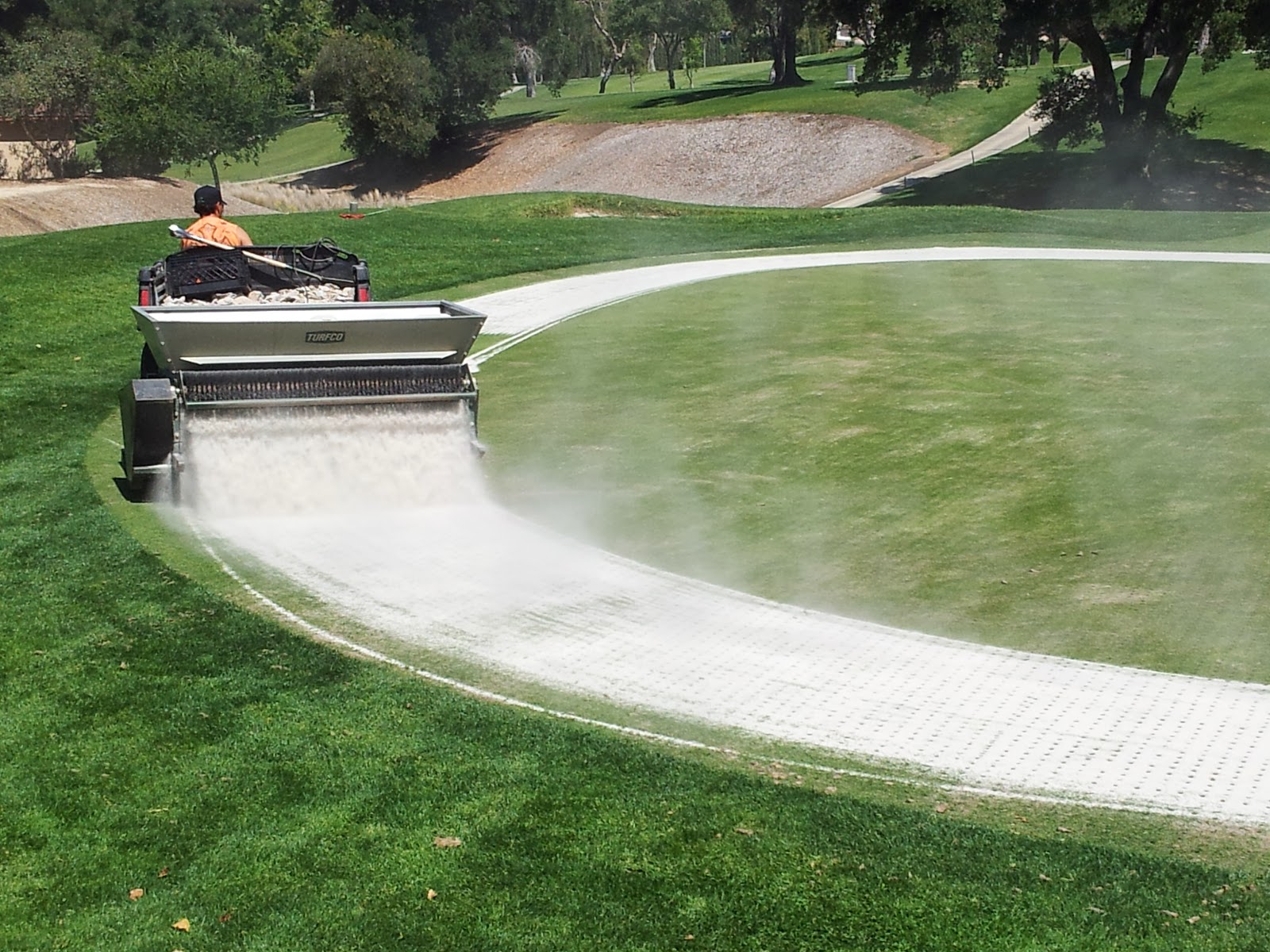 Woodland Hills Country Club Golf Course Maintenance: Aerification Monday