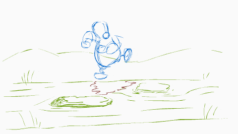 For the Birds (Art n' Stuff): Some rough animation .gifs...