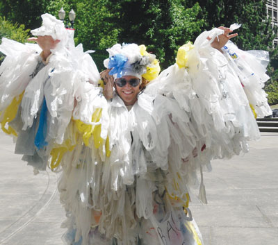 Plastic Bag Monster Fined for Lying - Victoria Taft