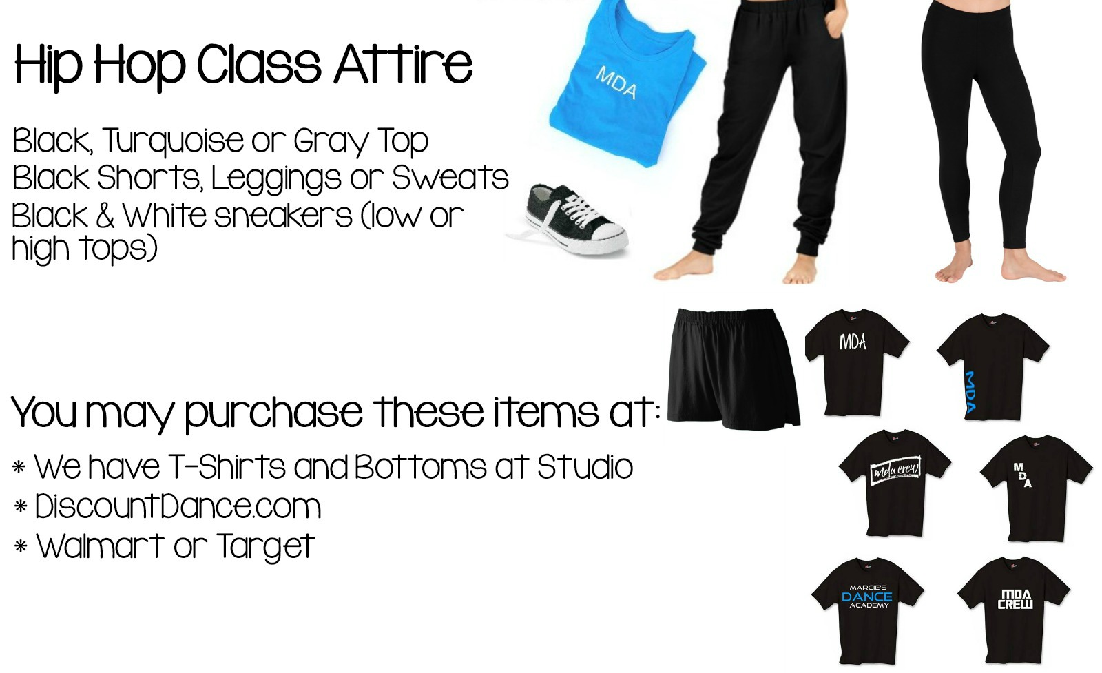 Marcie's Dance Academy: Class Attire