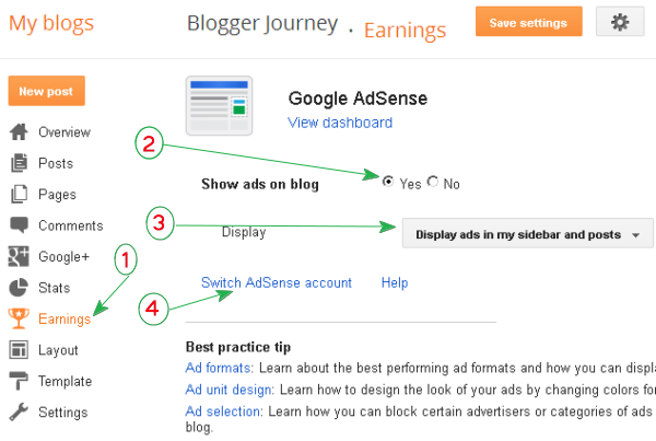 How to Enable and Add Adsense on Blogger Front Page Between the Posts ...