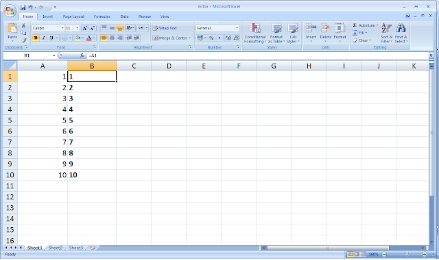 Excel Dollar Sign: ( Lesson 21 ) :