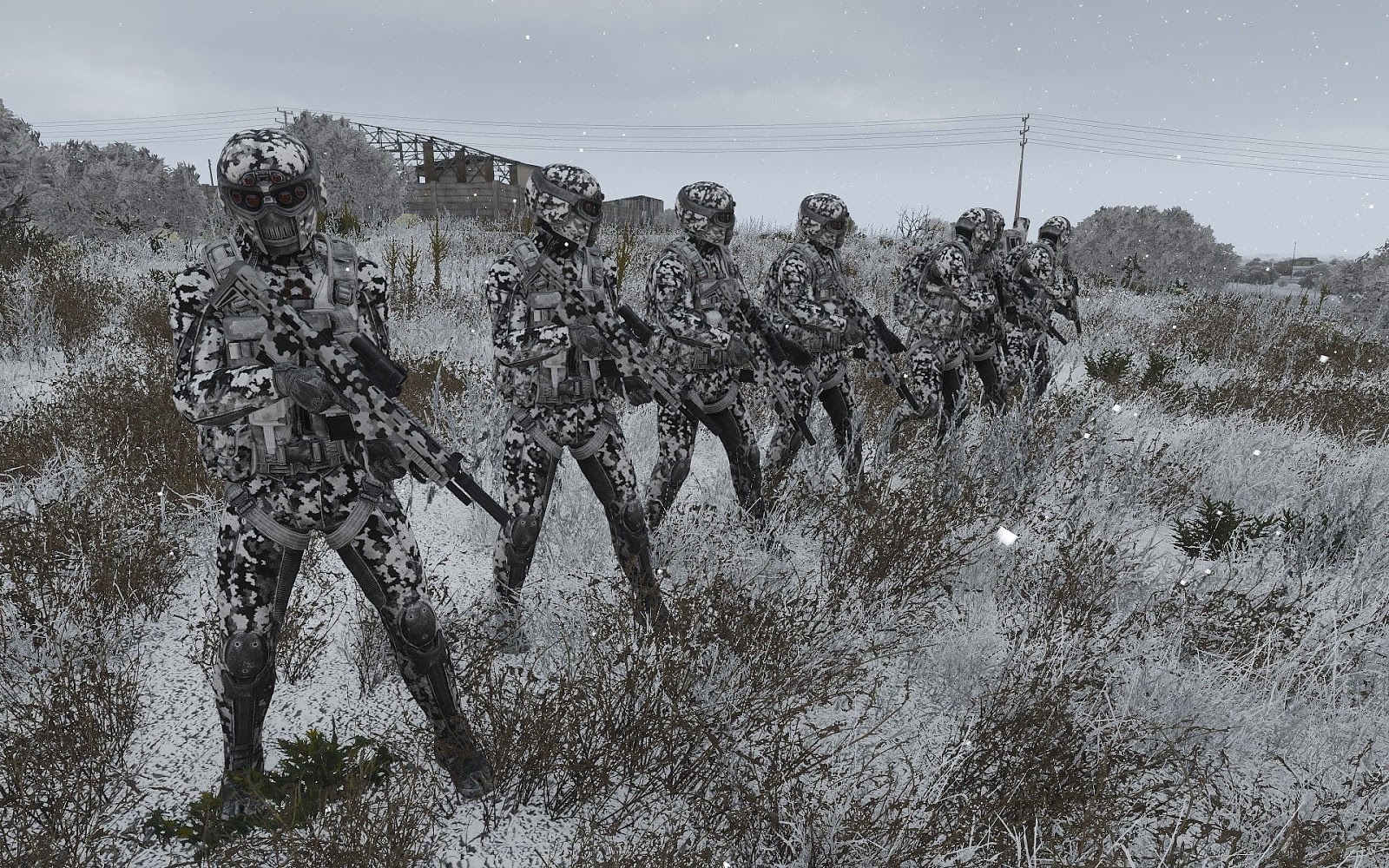 CSAT の特殊部隊、Viper ユニットを冬季迷彩にした Arma 3 用の Winter Viper Faction MOD | 弱者の ...