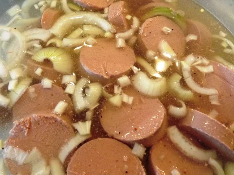 Blondie kookt: Leverworst in het zuur