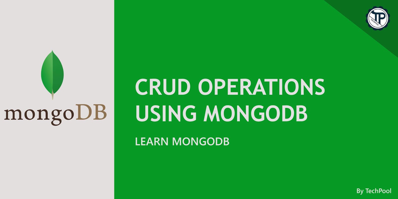 Database Crud Operations With Mongdb