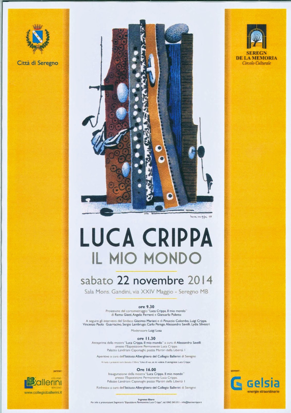 Brianza Centrale: Seregno: Il mondo di Luca Crippa