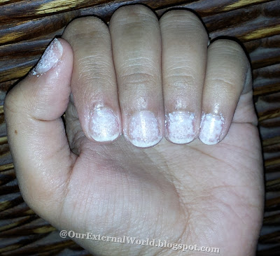 Sponging Nail Art - Soft Pink - tutorial