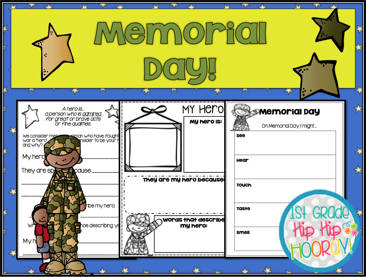 1st Grade Hip Hip Hooray!: Memorial Day