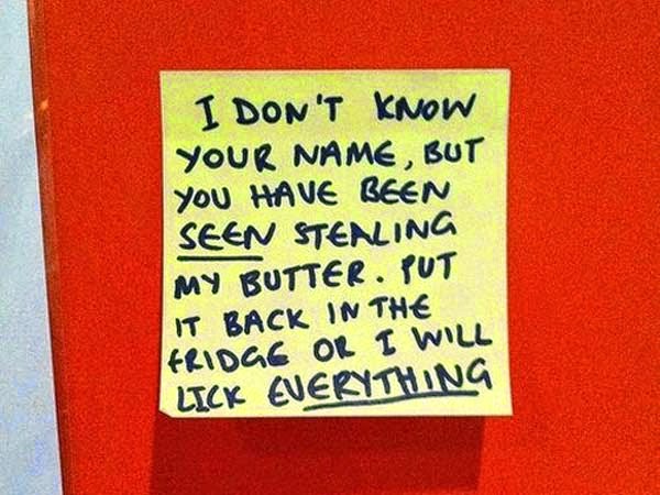 Here Are 16 Passive-aggressive Notes At Their Absolute Finest. | My99Post
